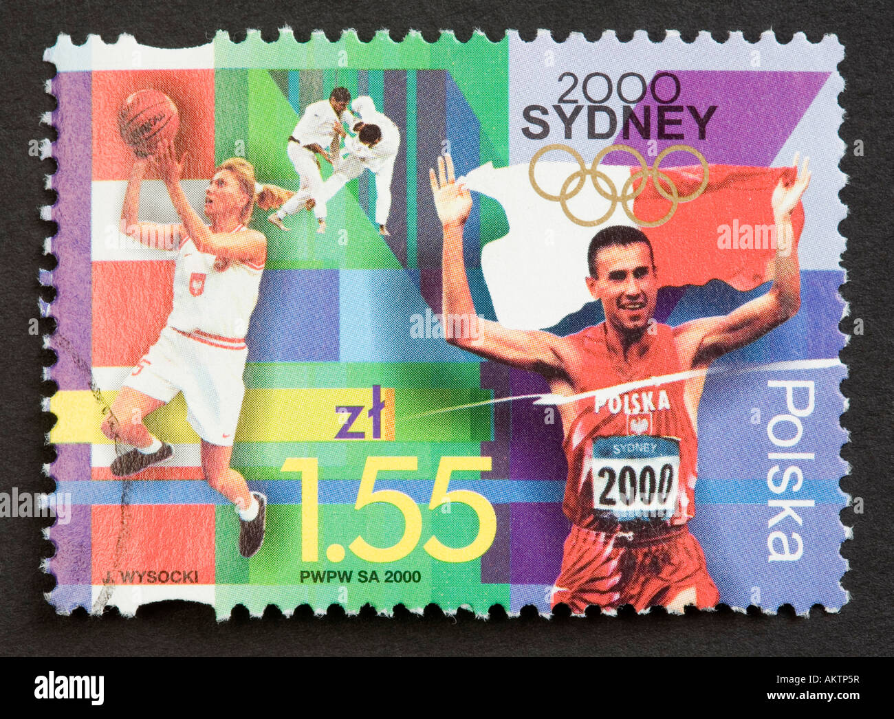 Olympic stamp 2000 hi-res stock photography and images - Alamy