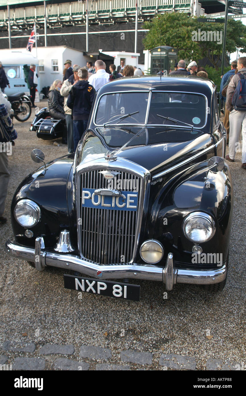 Wolseley 6 80 Six Eighty police car Stock Photo - Alamy