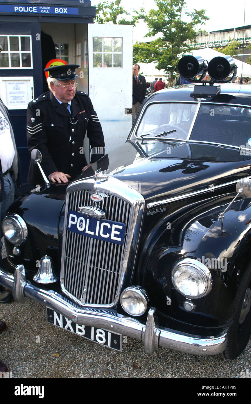 Wolseley 6 80 Six Eighty police car Stock Photo - Alamy