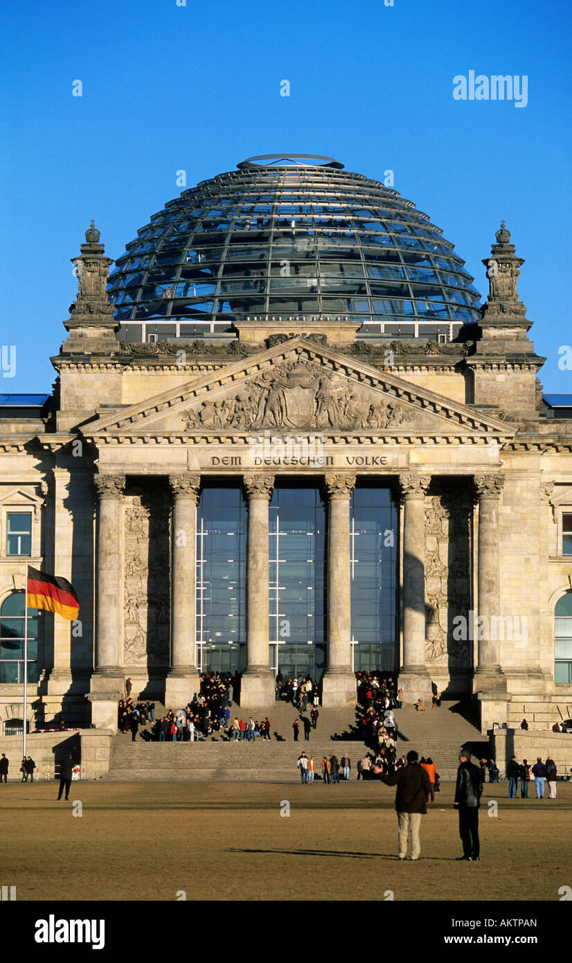 Germany, Berlin, Parliament house, Germany, Berlin, Reichstag building ...