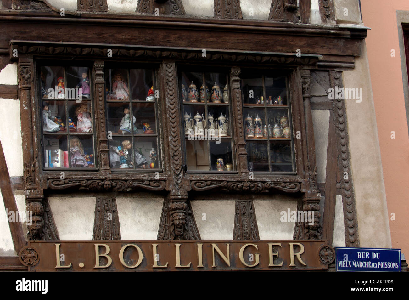 Alsace style of architecture Strasbourg France Stock Photo - Alamy