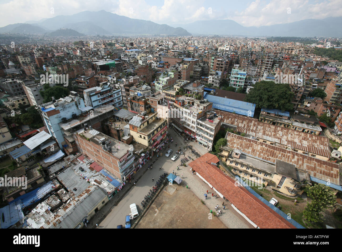 Kathmandu city overview hi-res stock photography and images - Alamy