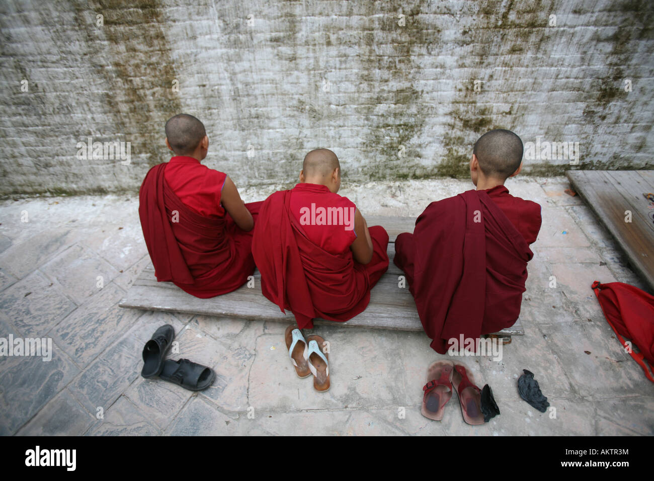 Tibetan monks in Kathmandu Nepal The majority of monks in Nepal are ...