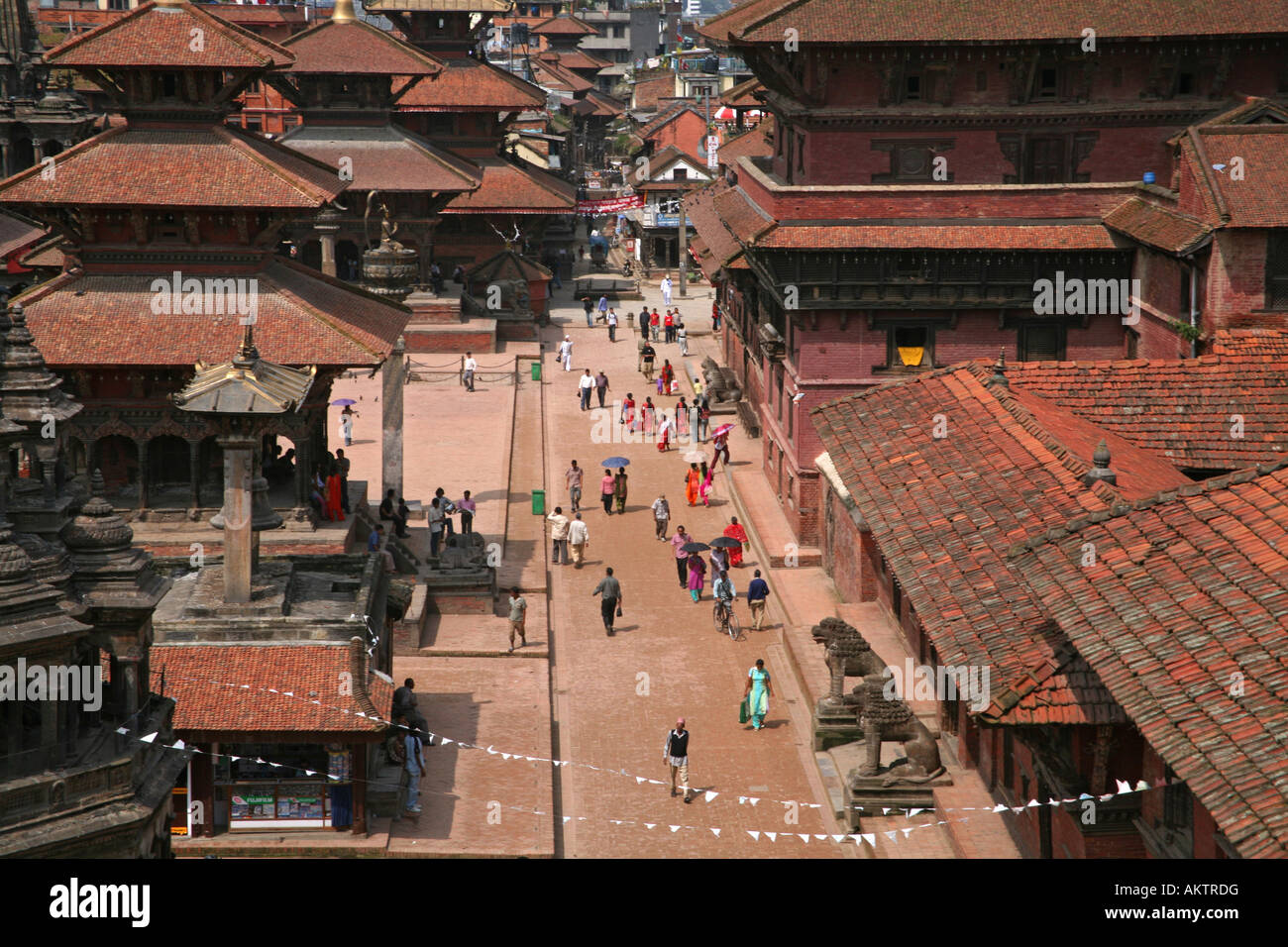 Ancient royal palace among various temples in Patan s Durbar square ...