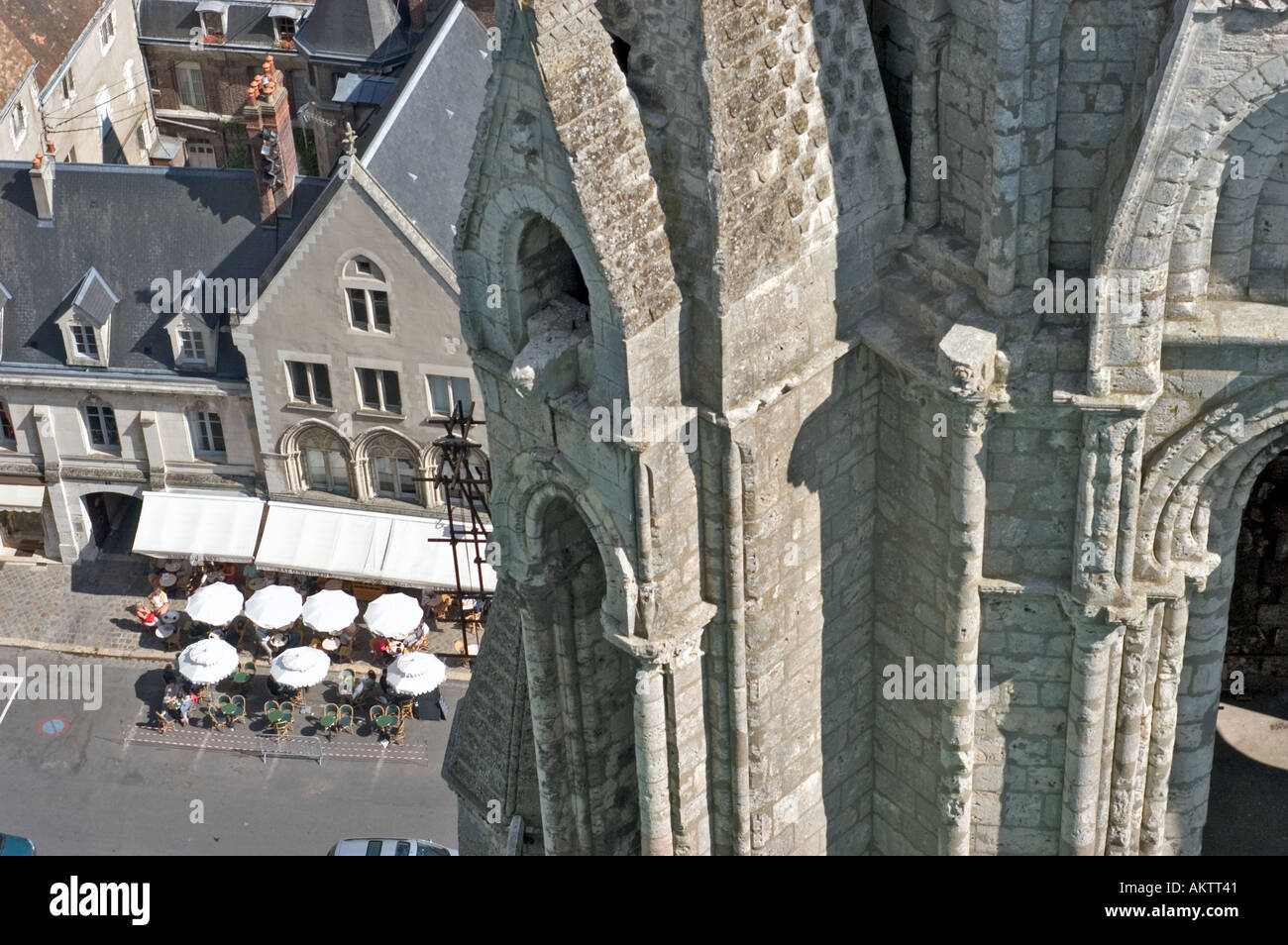 Chartres cathedral aerial hi-res stock photography and images - Alamy