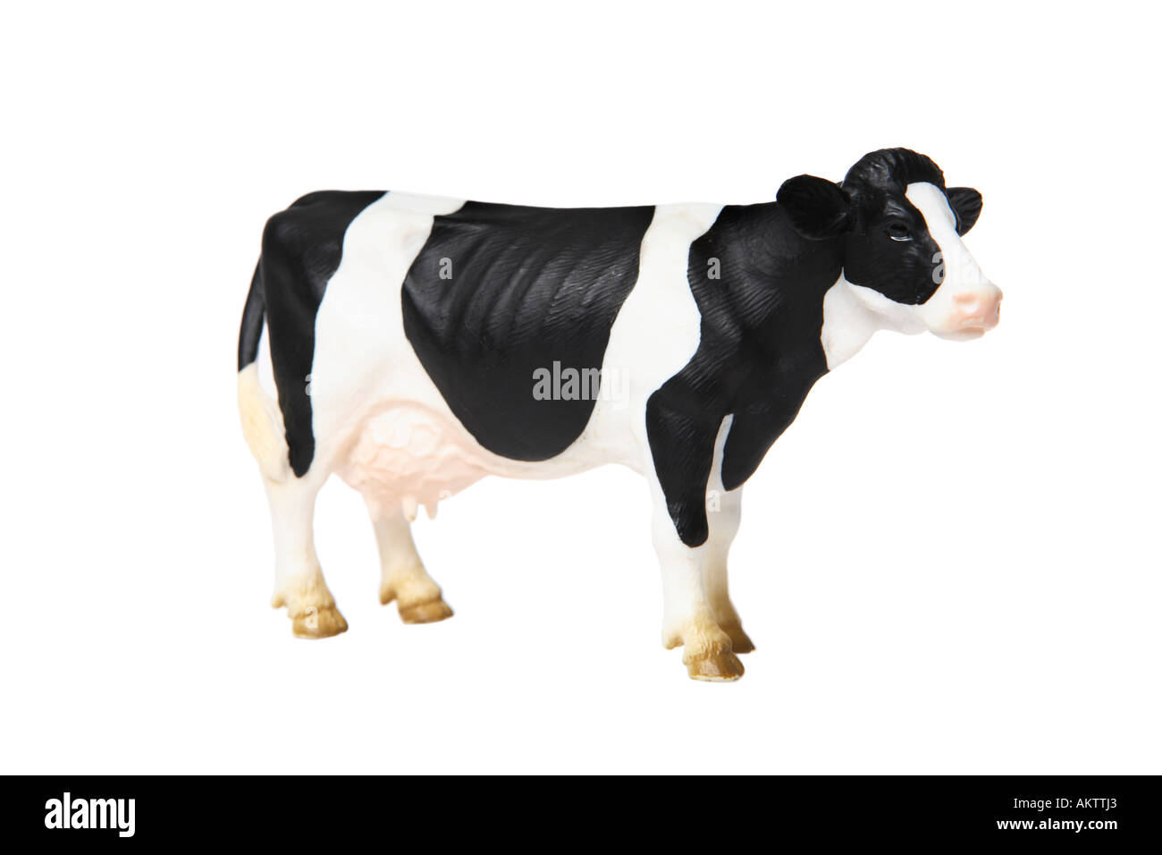Toy Cow Figure Stock Photo - Alamy