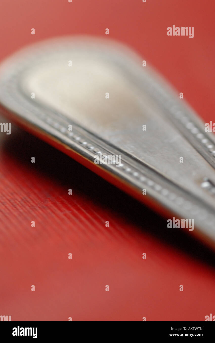 the end of a spoon Stock Photo - Alamy