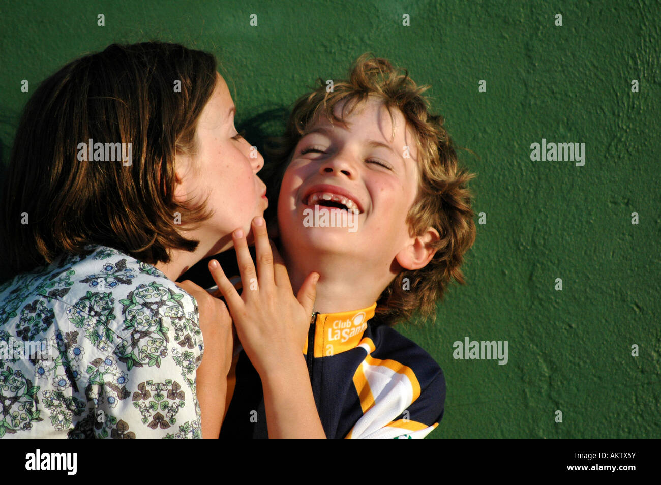 Girl tease boy hi-res stock photography and images - Alamy