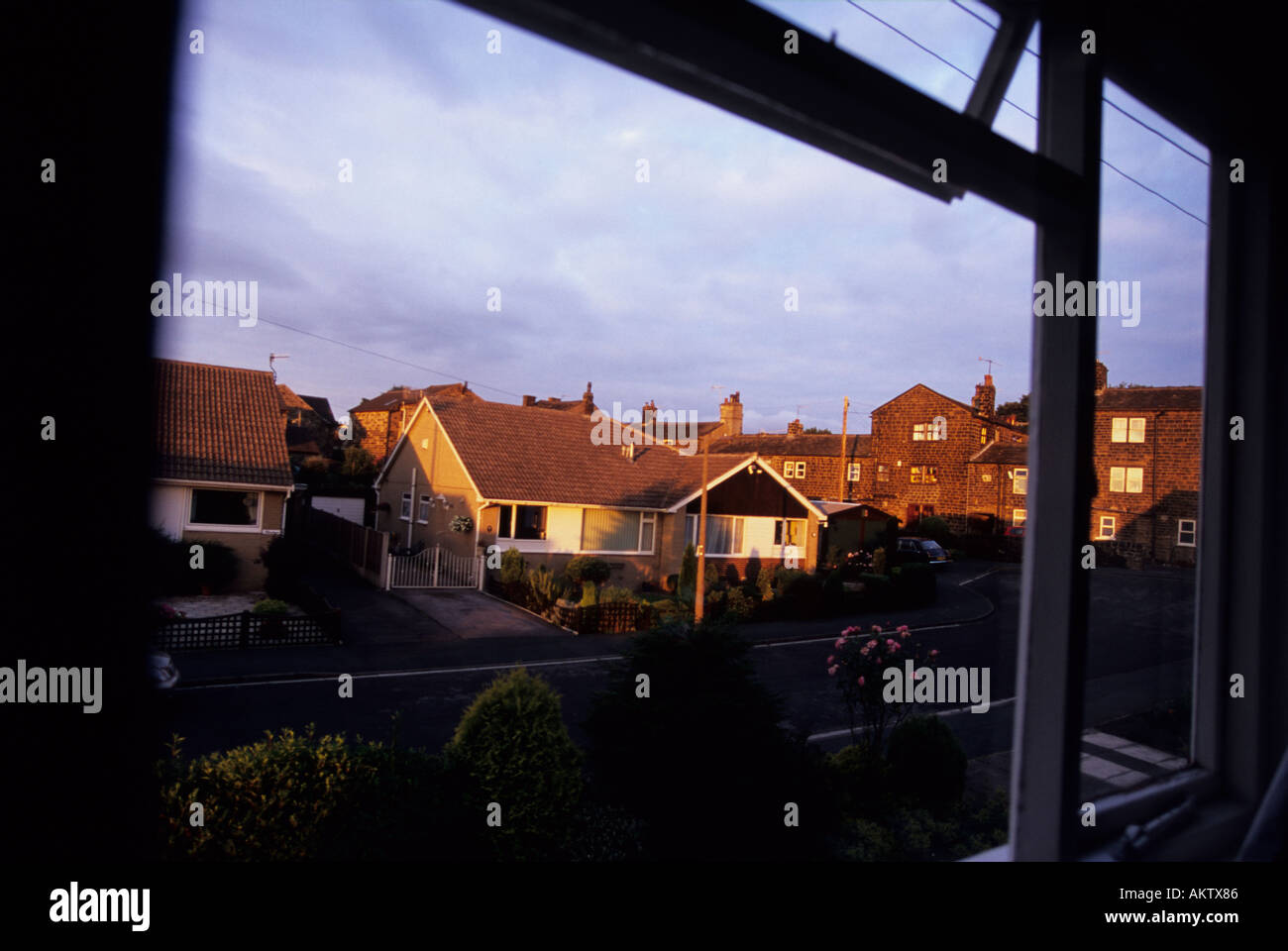 Yorkshire suburbs landscape Stock Photo - Alamy