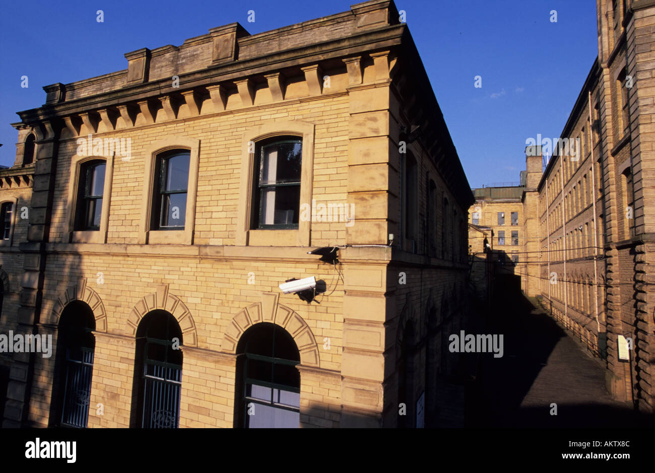 Saltaire in Bradford Village built by Sir Titus Salt for his workforce ...