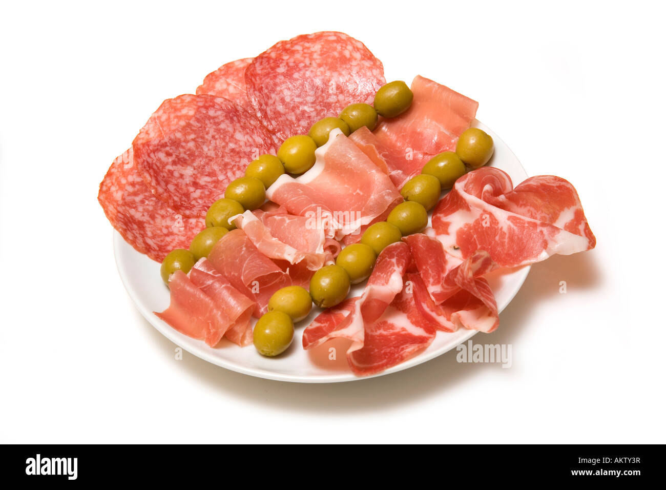Salami meats hi-res stock photography and images - Alamy