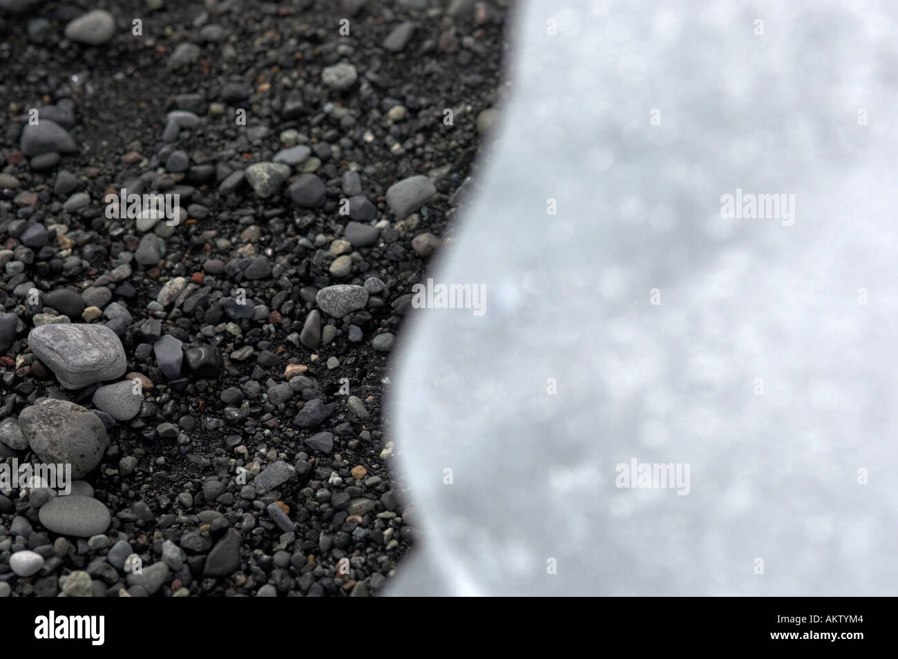 Ice and stones Stock Photo - Alamy