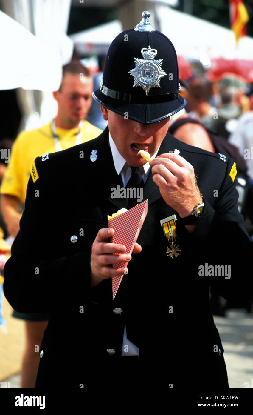 Nimwegen the four day marches a very english police officer eating a ...