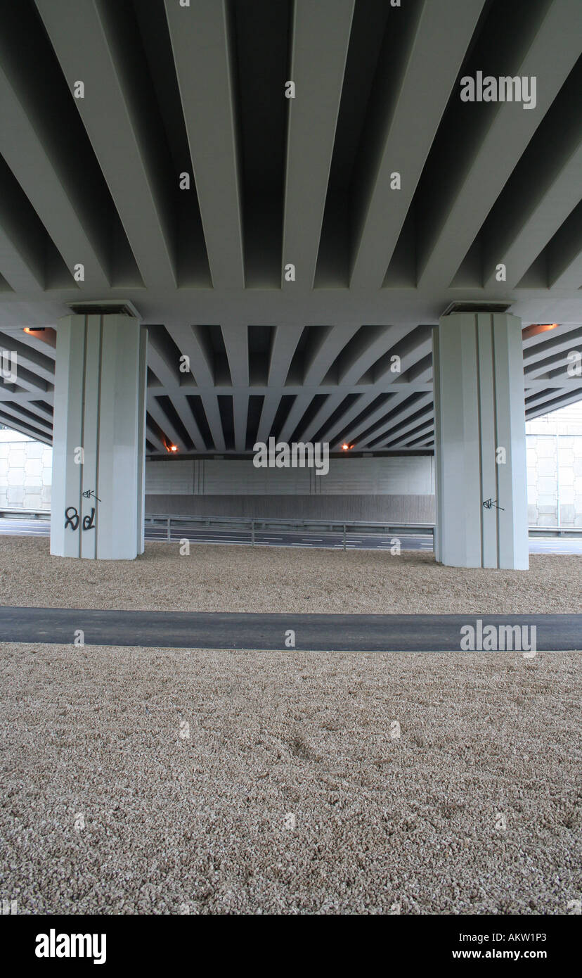 under a road crossing in dublin Stock Photo - Alamy