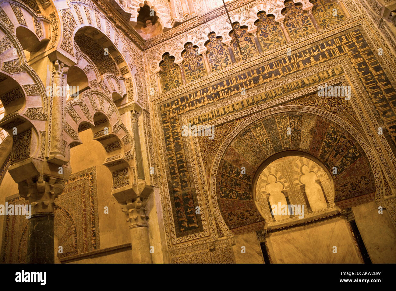Cordoba Cordoba Province Spain La Mezquita The Great Mosque interior ...