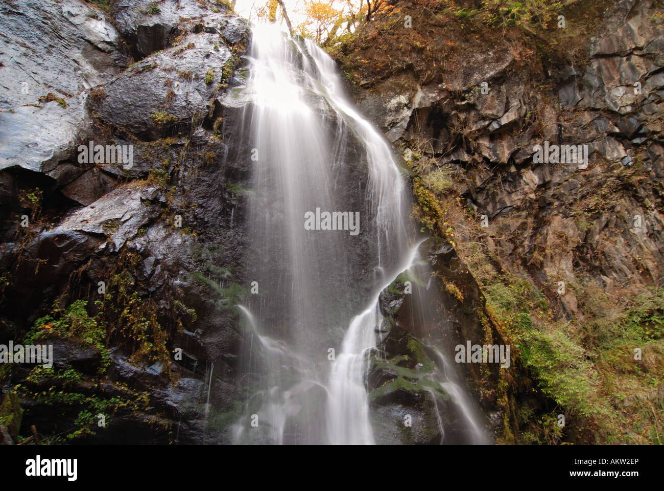 Urami waterfall's side stream Stock Photo - Alamy