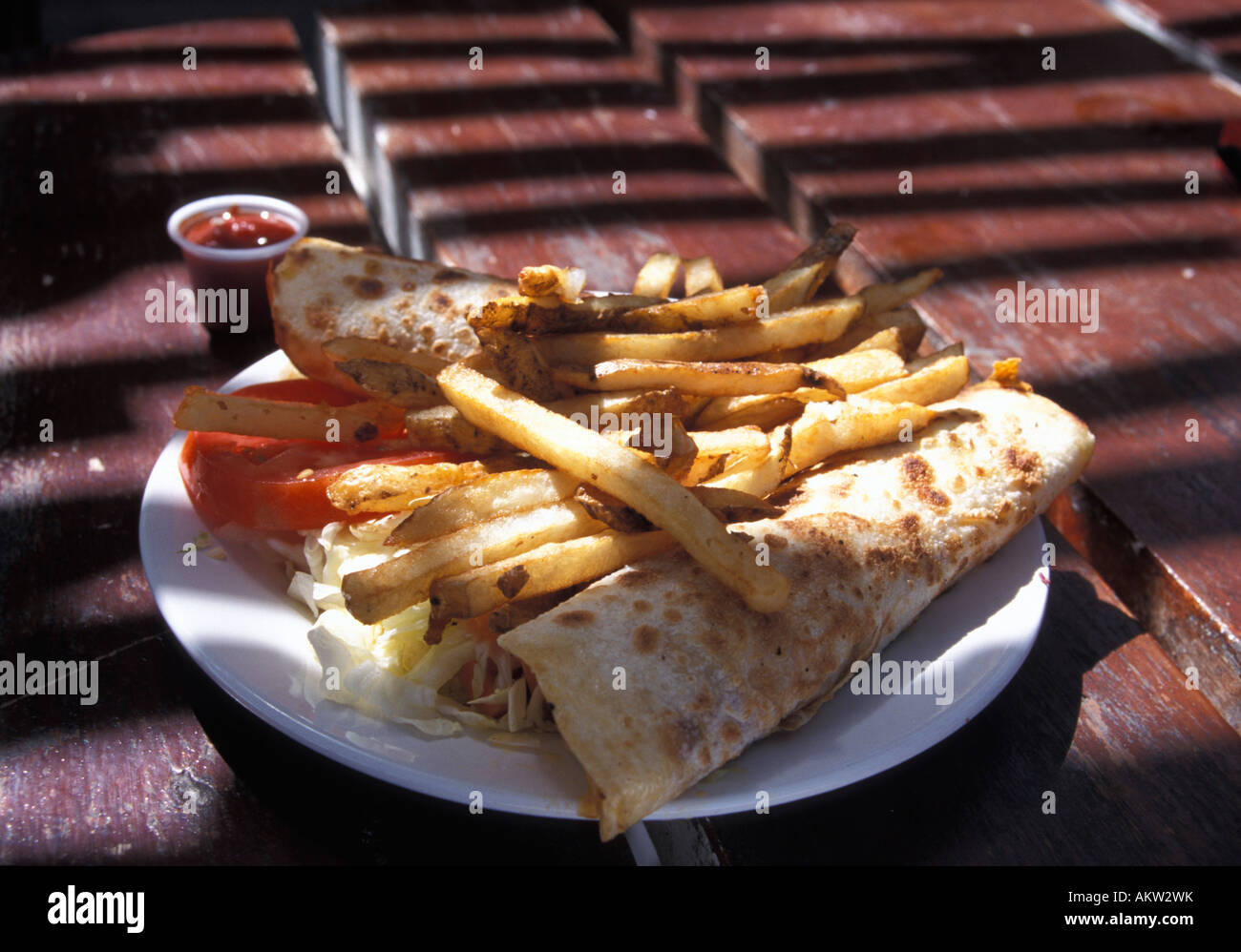 Chicken Burritos served in Fido s Restaurant San Pedro Ambergris Caye ...