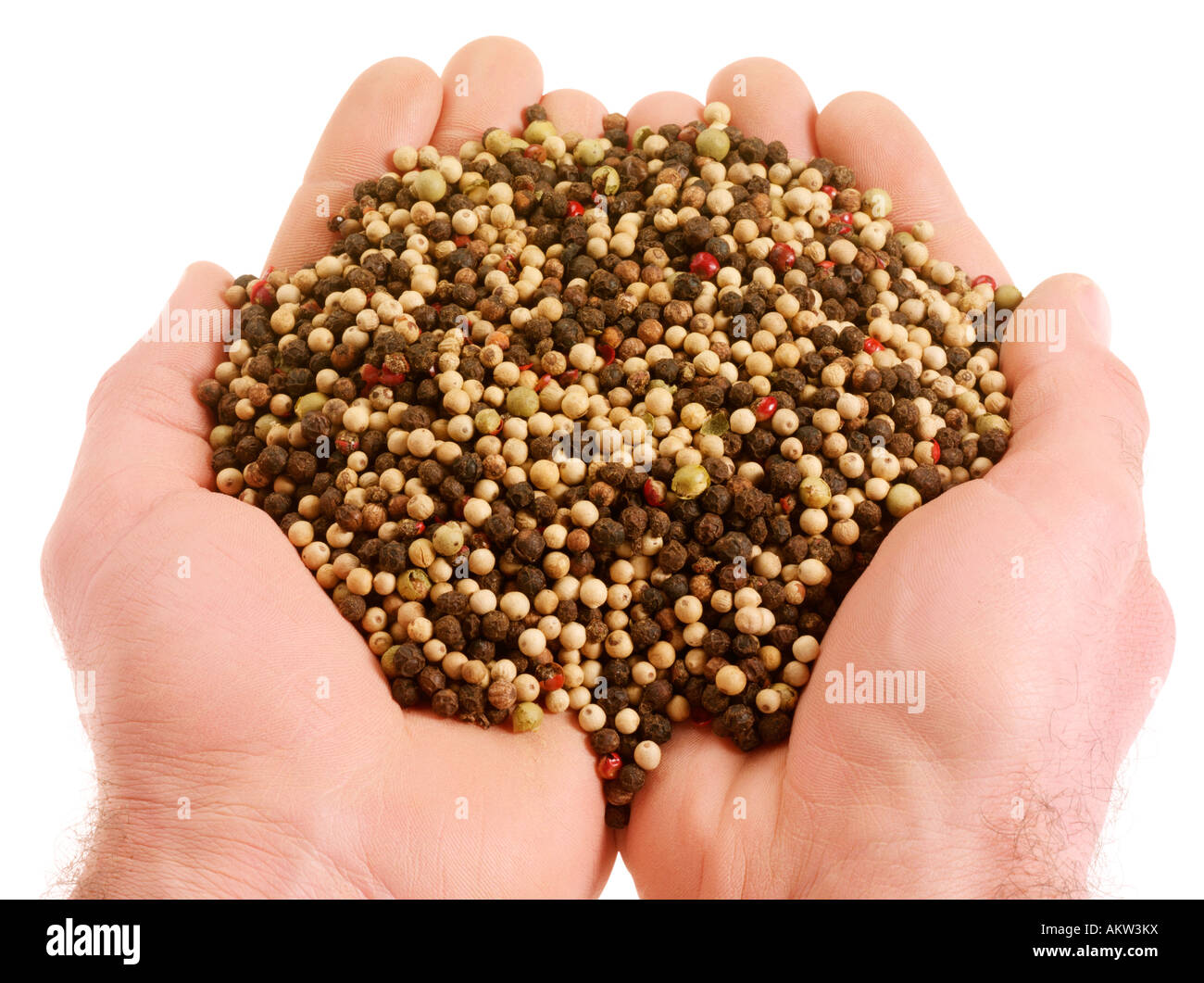 Hand palm cupped Cut Out Stock Images & Pictures - Alamy