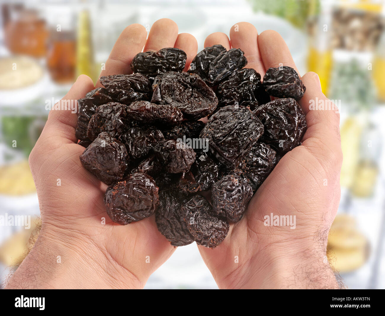 Handful dried dates close hi-res stock photography and images - Alamy