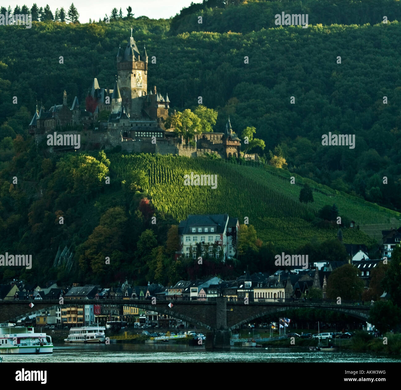 Cochem Castle, Cochem, Germany Stock Photo - Alamy