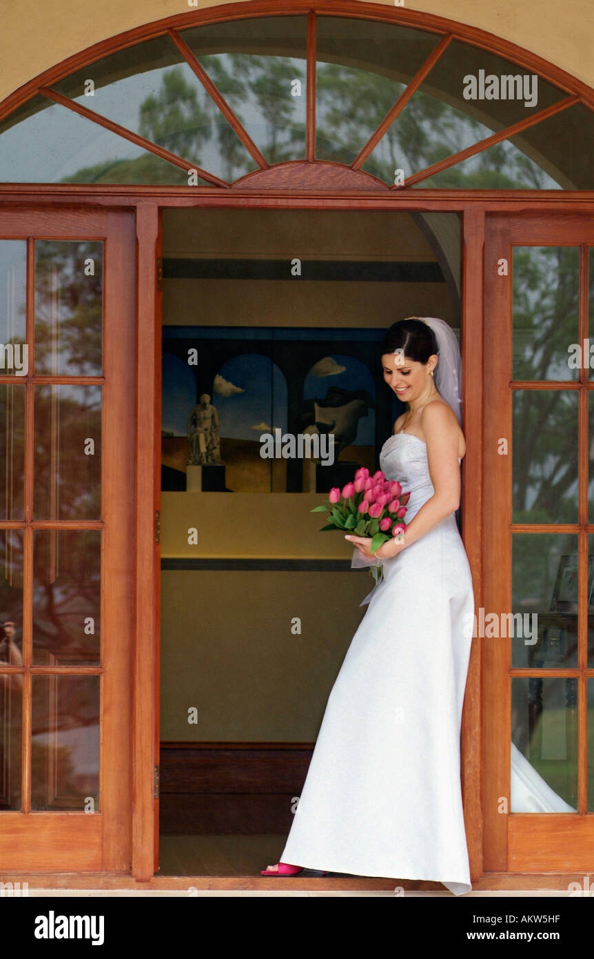Portrait fantastic bride lovely bouquet hi-res stock photography and ...