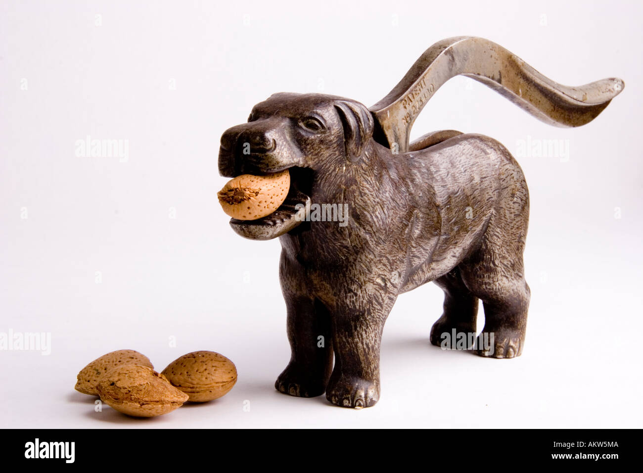 Dog shaped ornamental nut cracker Stock Photo - Alamy