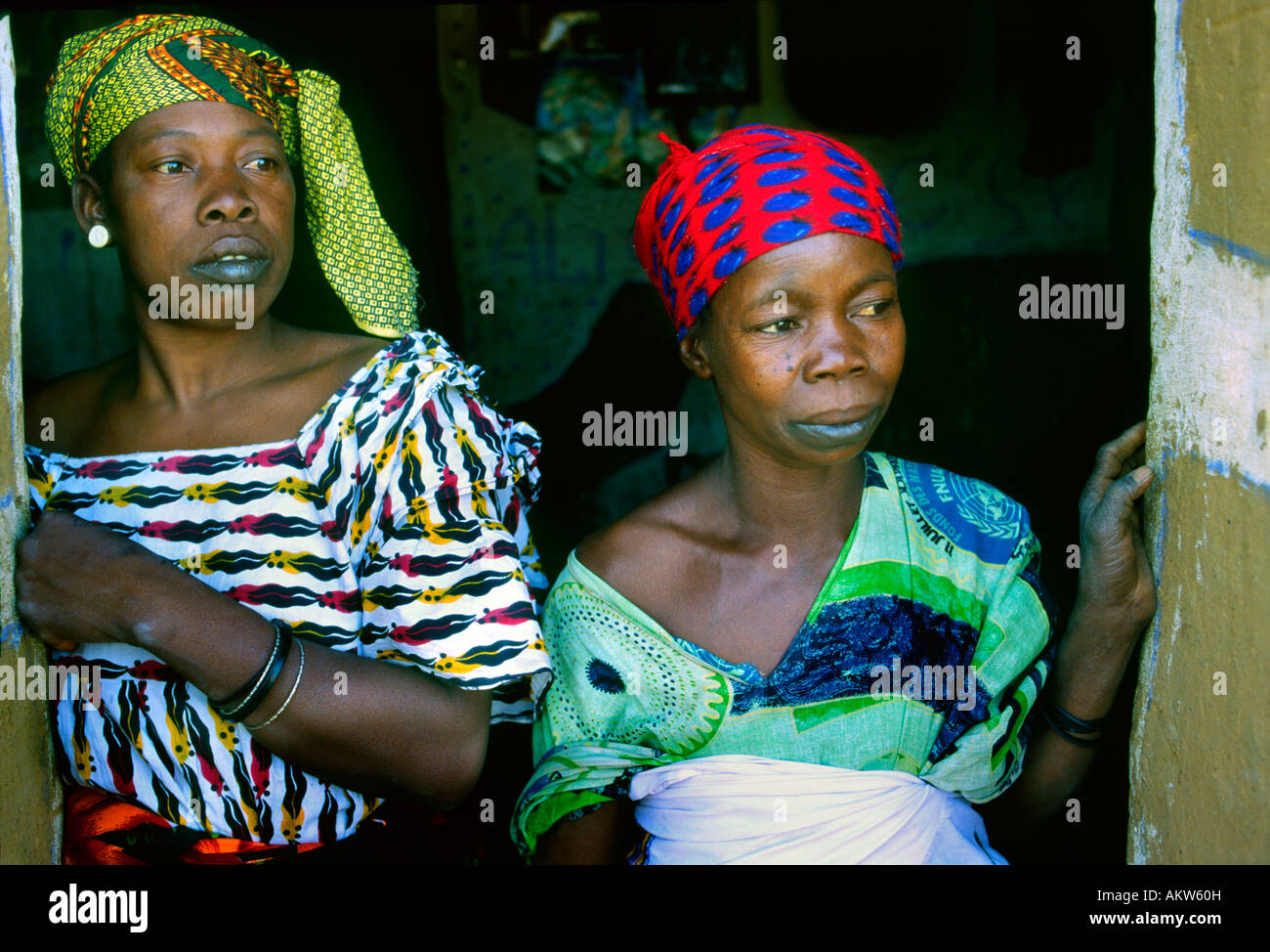 Dogon women traditional dress Tougoume Mali Stock Photo - Alamy