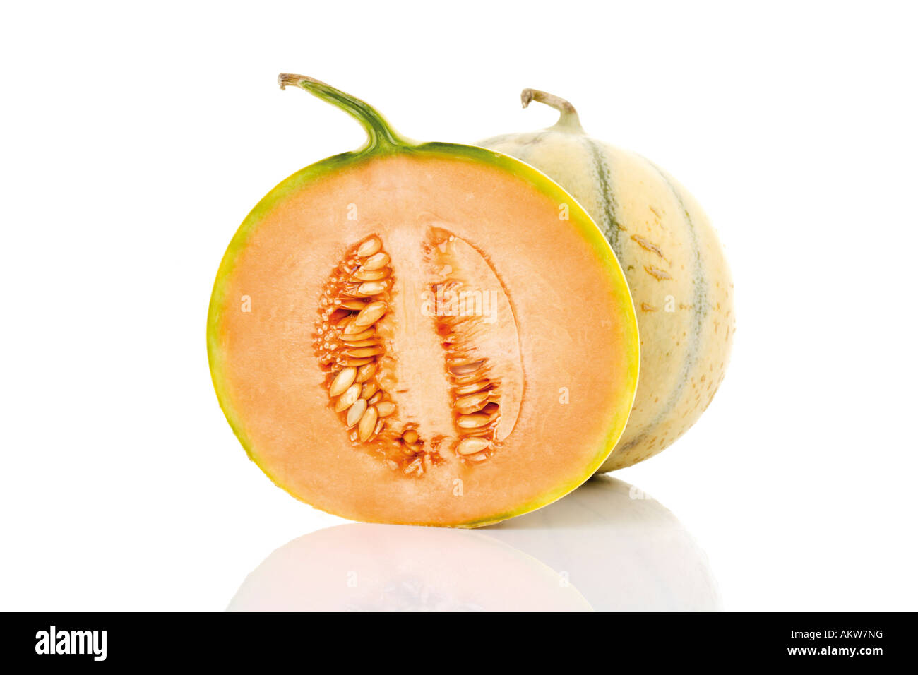 Cavaillon melons, close-up Stock Photo - Alamy