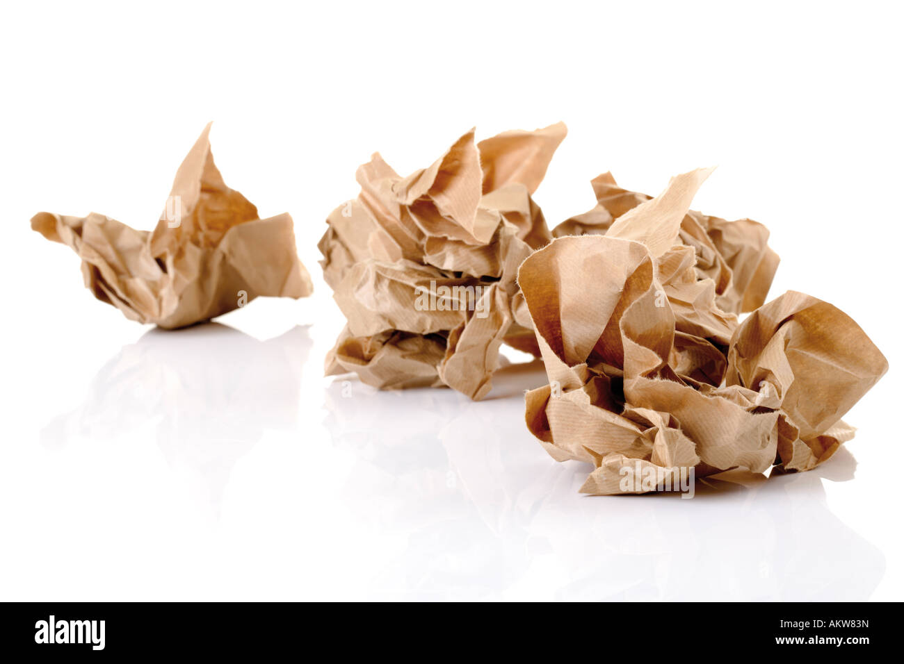 Crumpled paper, close-up Stock Photo - Alamy