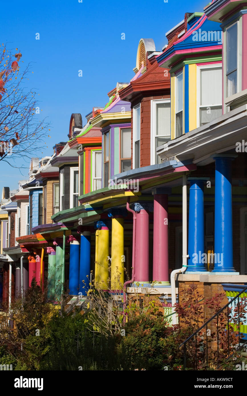 Painted row hi-res stock photography and images - Alamy