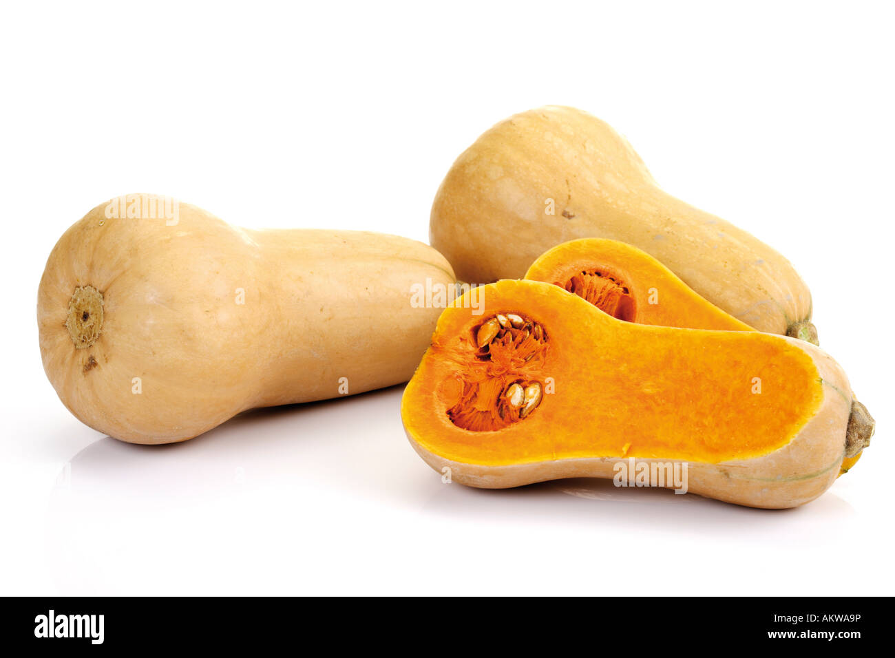 Butternut pumpkins, close-up Stock Photo - Alamy