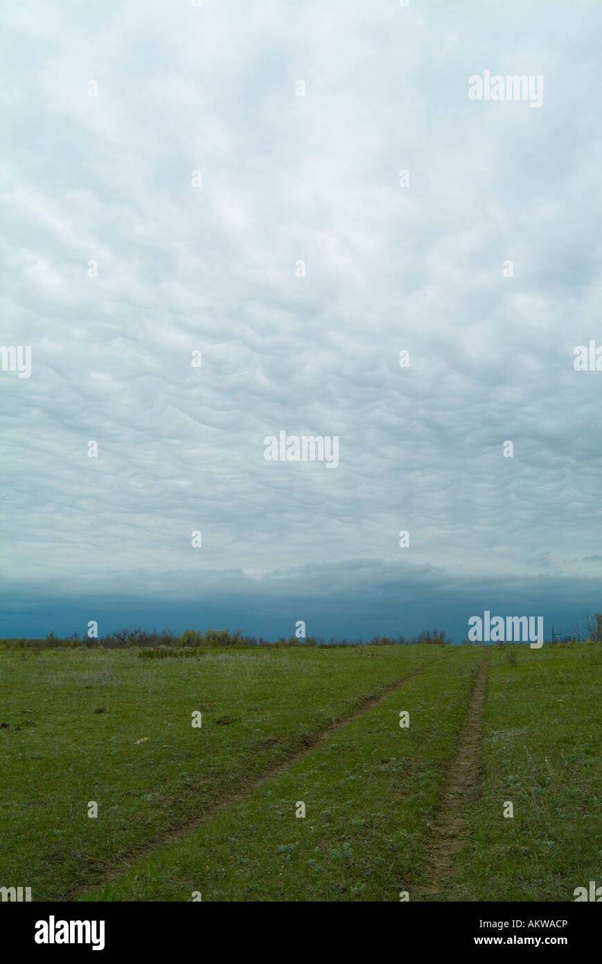 Two Track road on a ranch in North Dakota Stock Photo - Alamy