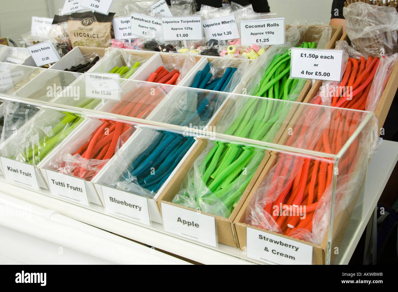 retail display stand of sweets and confectionery in UK Stock Photo - Alamy