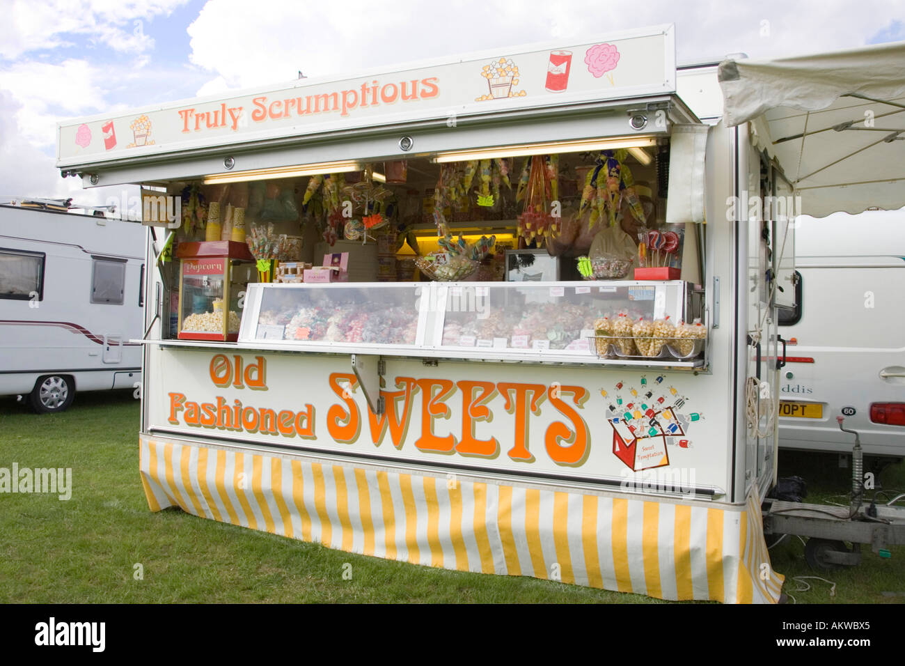 retail display stand of sweets and confectionery, August 2006 in ...