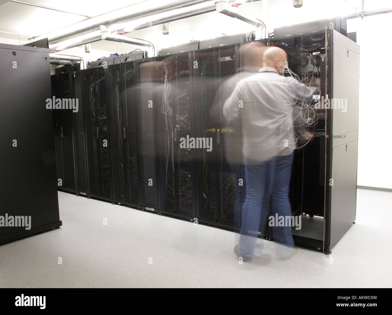 Network server room routers cables hi-res stock photography and images ...