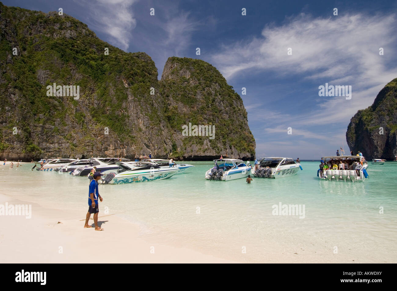 Thailand, Phi Phi Lay Island, Maya Bay Stock Photo - Alamy