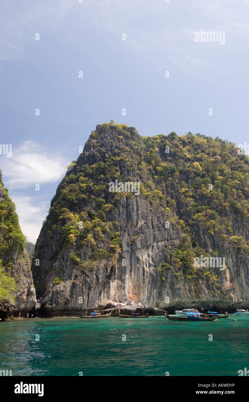 Thailand, Phi Phi Lay Island, Loh Sama Bay Stock Photo - Alamy