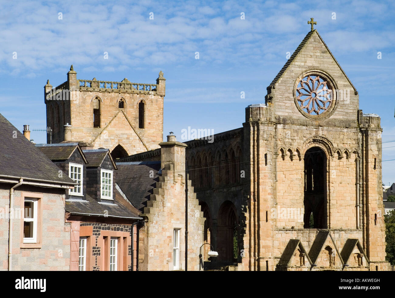dh Jedburgh Abbey JEDBURGH BORDERS Augustinian abbeys ruins sandstone ...