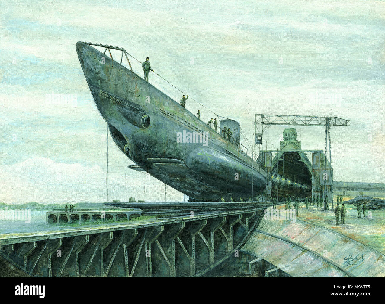 German type ii submarine hi-res stock photography and images - Alamy