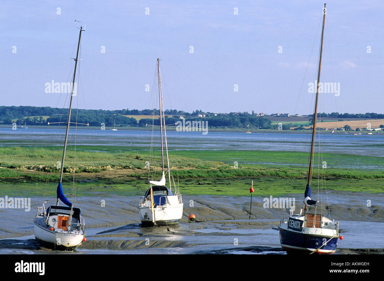 Stour Estuary Holbrook Creek Suffolk Stock Photo - Alamy