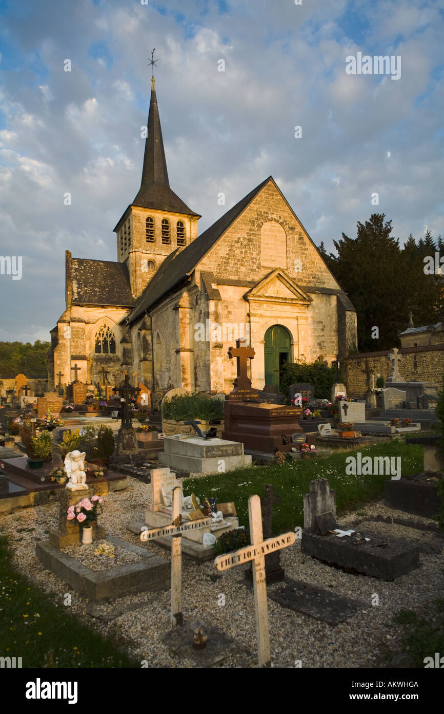 Church in village of St Hymer Calvados Normandy France Stock Photo - Alamy