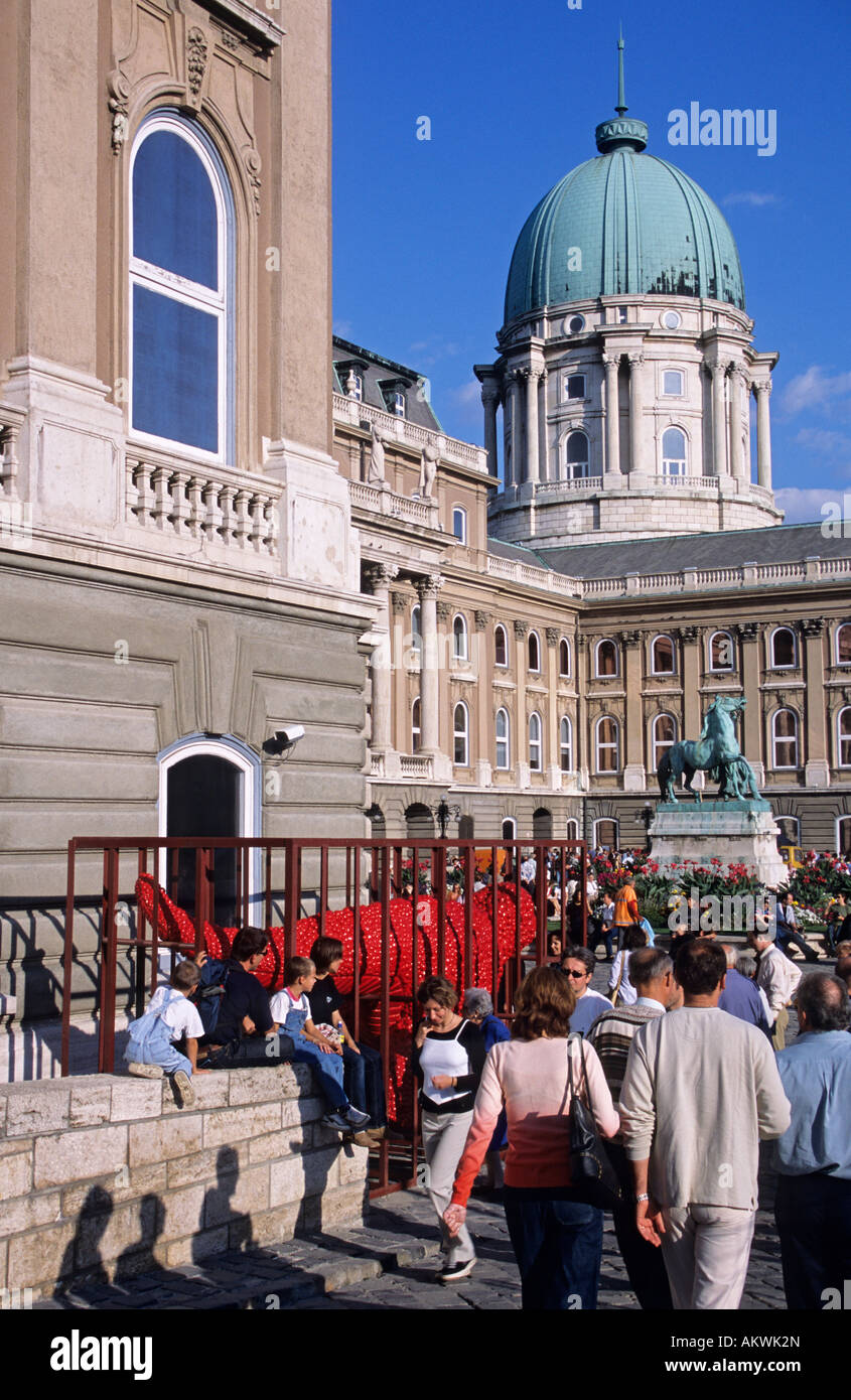 Hungary, Budapest, Buda quarter, Royal castle Stock Photo - Alamy
