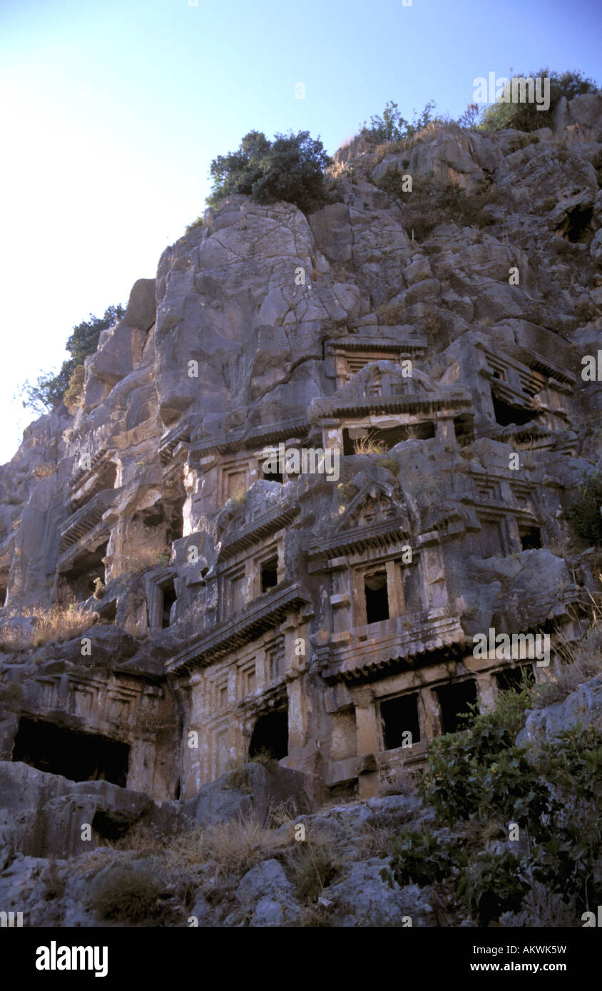 Cliffside tombs hi-res stock photography and images - Alamy