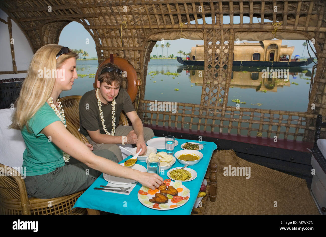 Couple boat kerala hi-res stock photography and images - Alamy