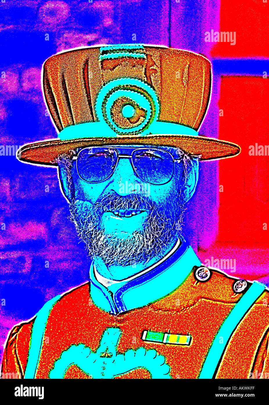 traditional beefeater man in uniform tower of london london england uk ...