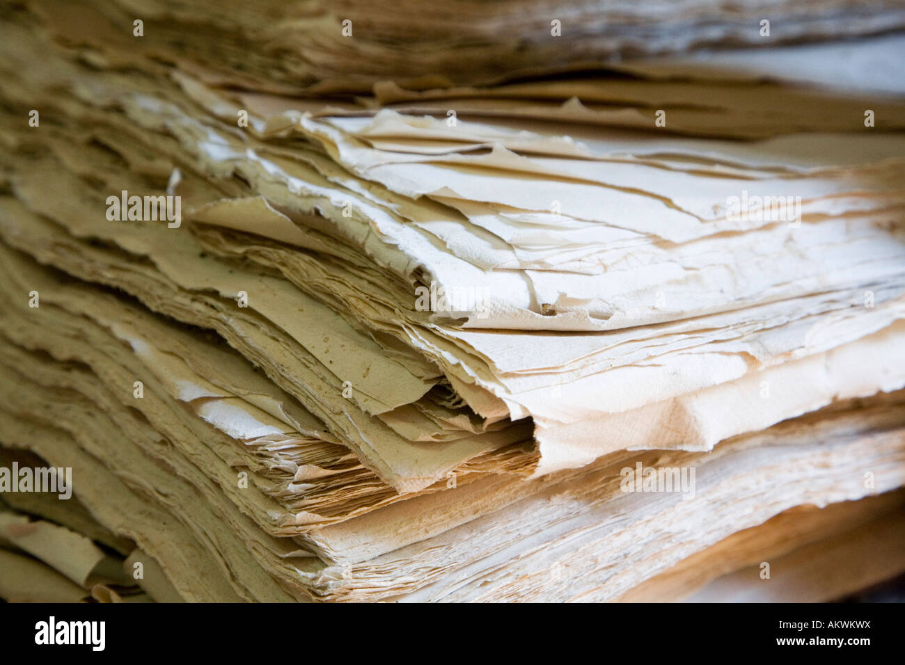 Stacks old paper documents hi-res stock photography and images - Alamy
