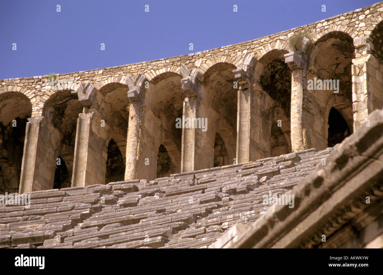Asia, Middle East, Turkey, Aspendos Stock Photo - Alamy