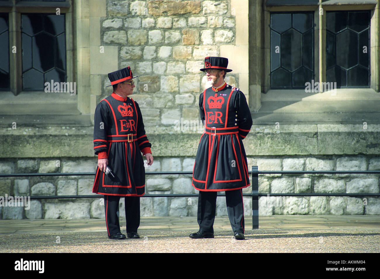 traditional beefeater man in uniform tower of london london england uk ...