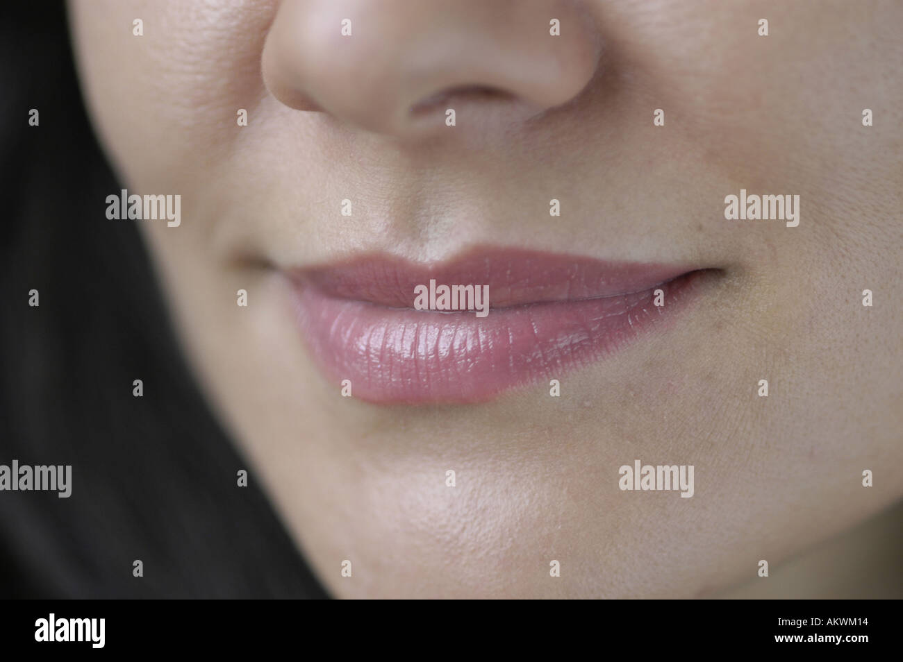 Lower face and lips Stock Photo - Alamy