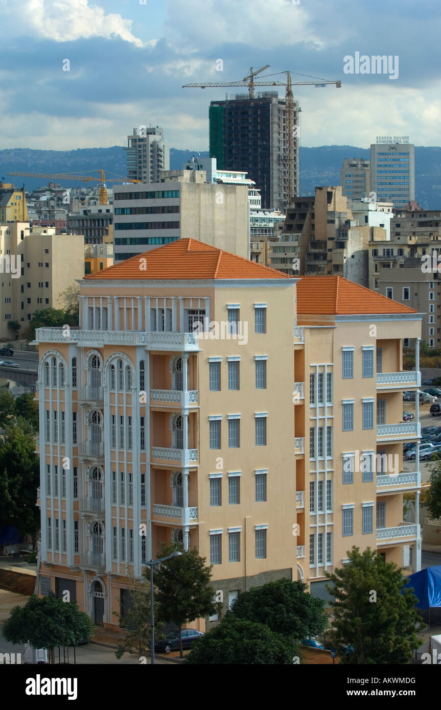 Renovated building in downtown Beirut Lebanon Stock Photo - Alamy